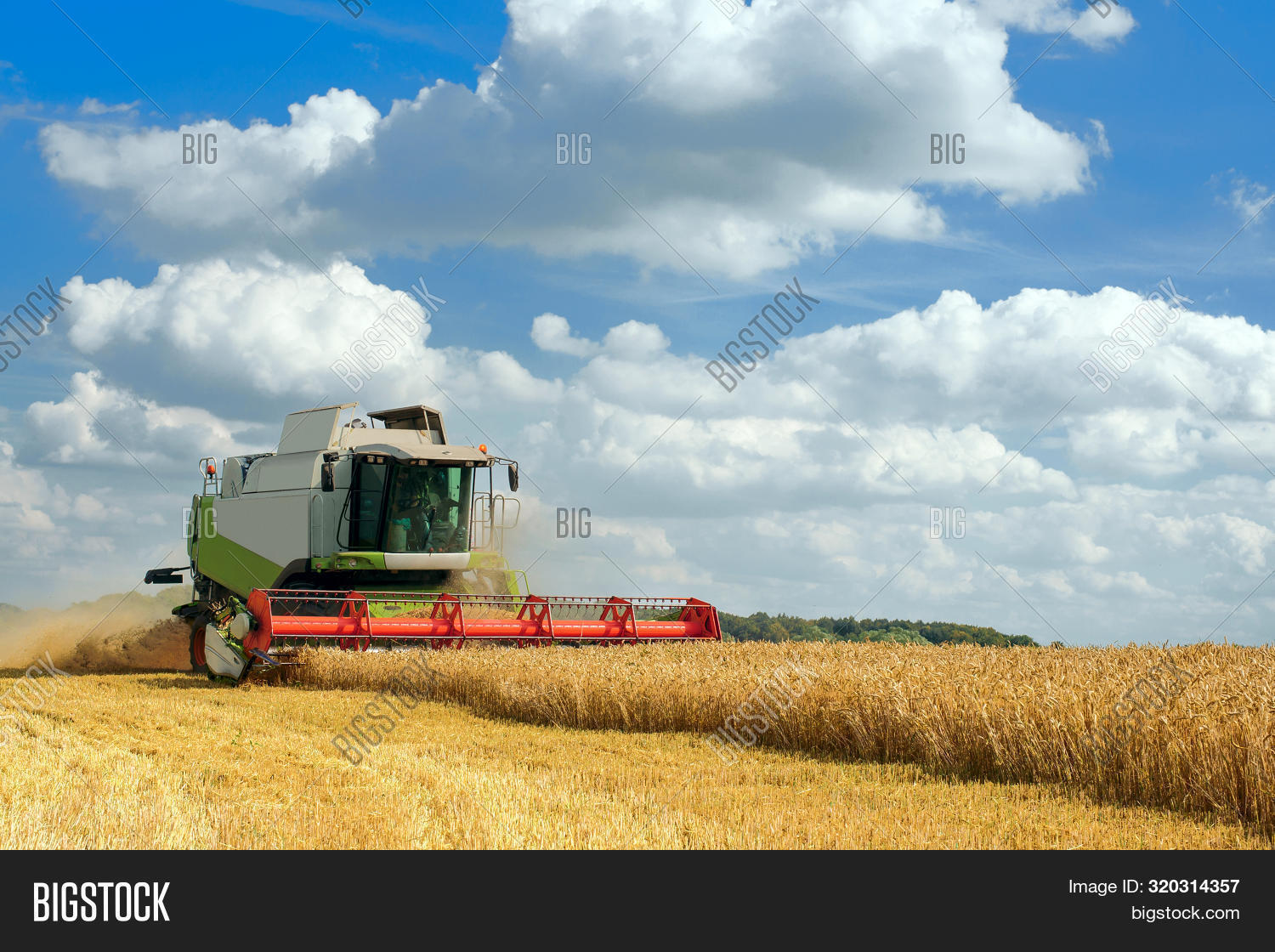 Combine Harvester Image & Photo (Free Trial) | Bigstock