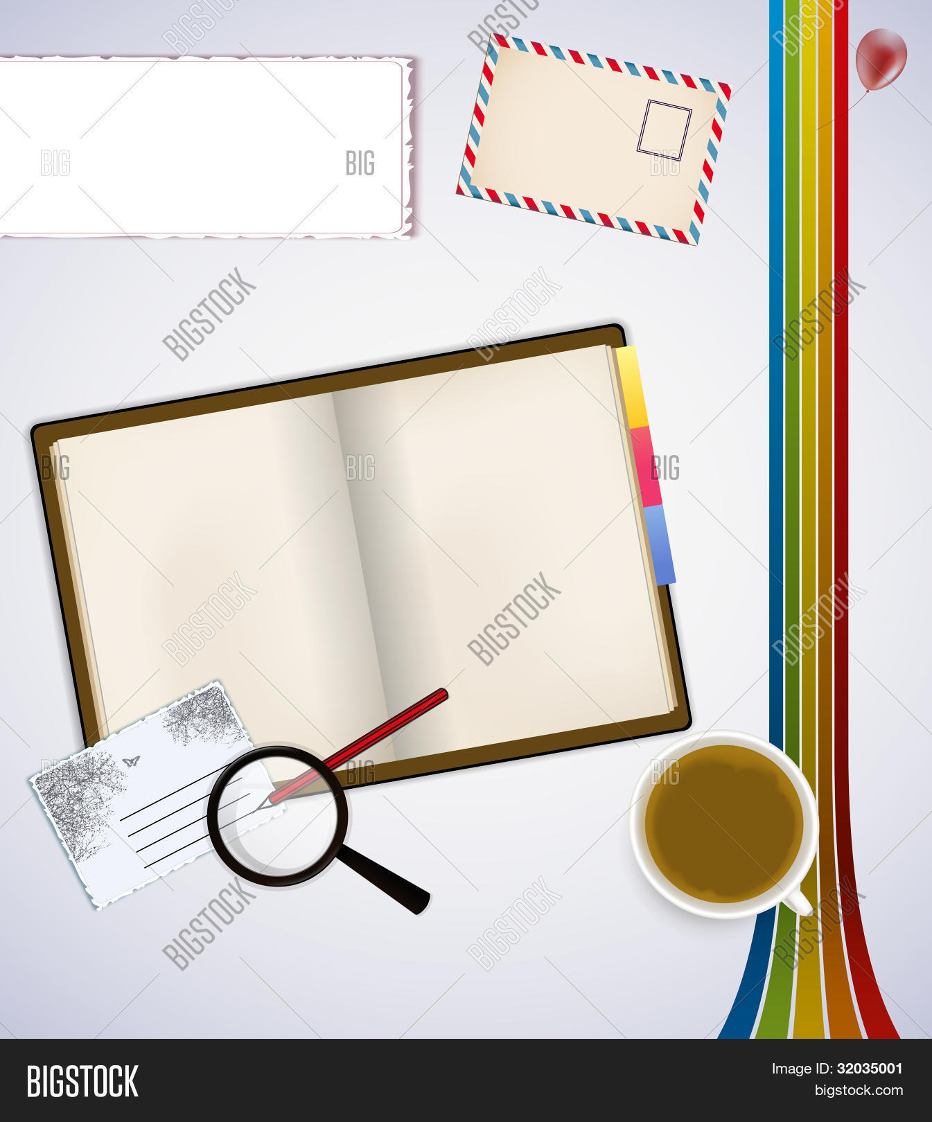 Retro Desk Vector & Photo (Free Trial) | Bigstock
