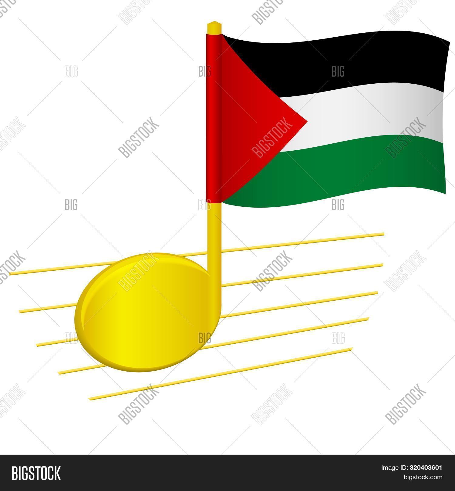 Palestine Flag Musical Image & Photo (Free Trial) | Bigstock