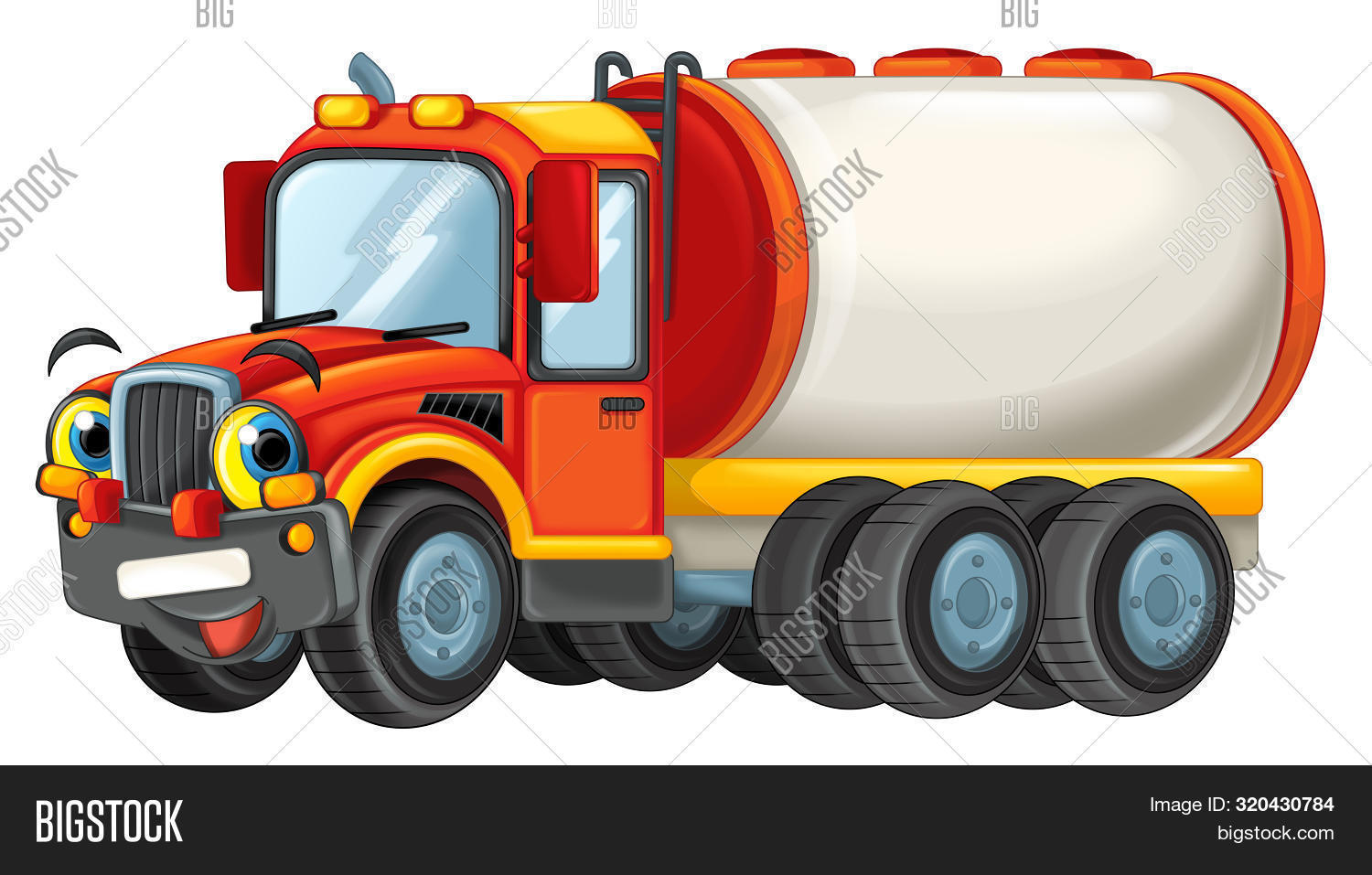 Cartoon Happy Cistern Image & Photo (Free Trial) | Bigstock