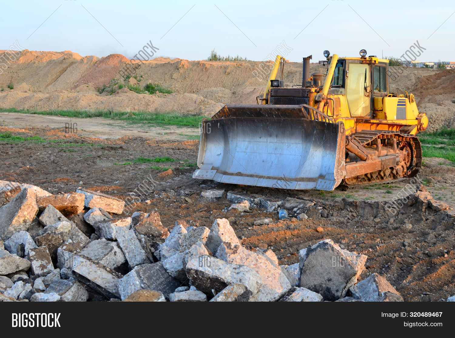 Track-type Bulldozer, Image & Photo (Free Trial) | Bigstock