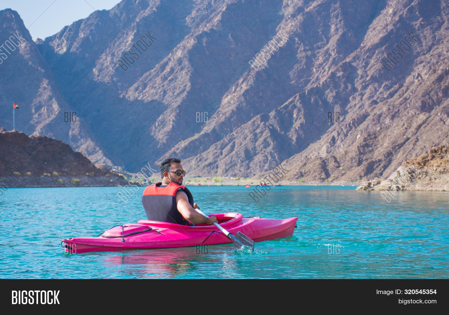 Young Man Kayaking Image & Photo (Free Trial) | Bigstock