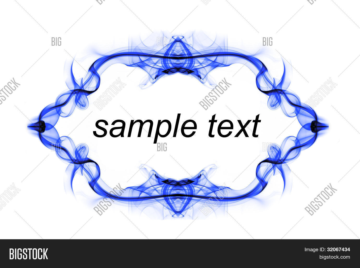 Abstract Blue Frame Image & Photo (Free Trial) | Bigstock