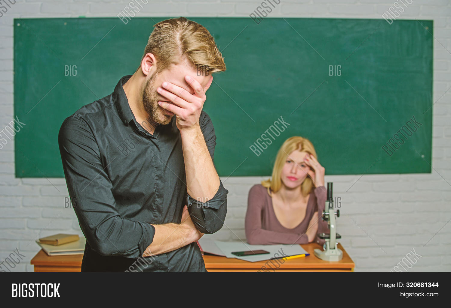 He Shy. Male Student Image & Photo (Free Trial) | Bigstock