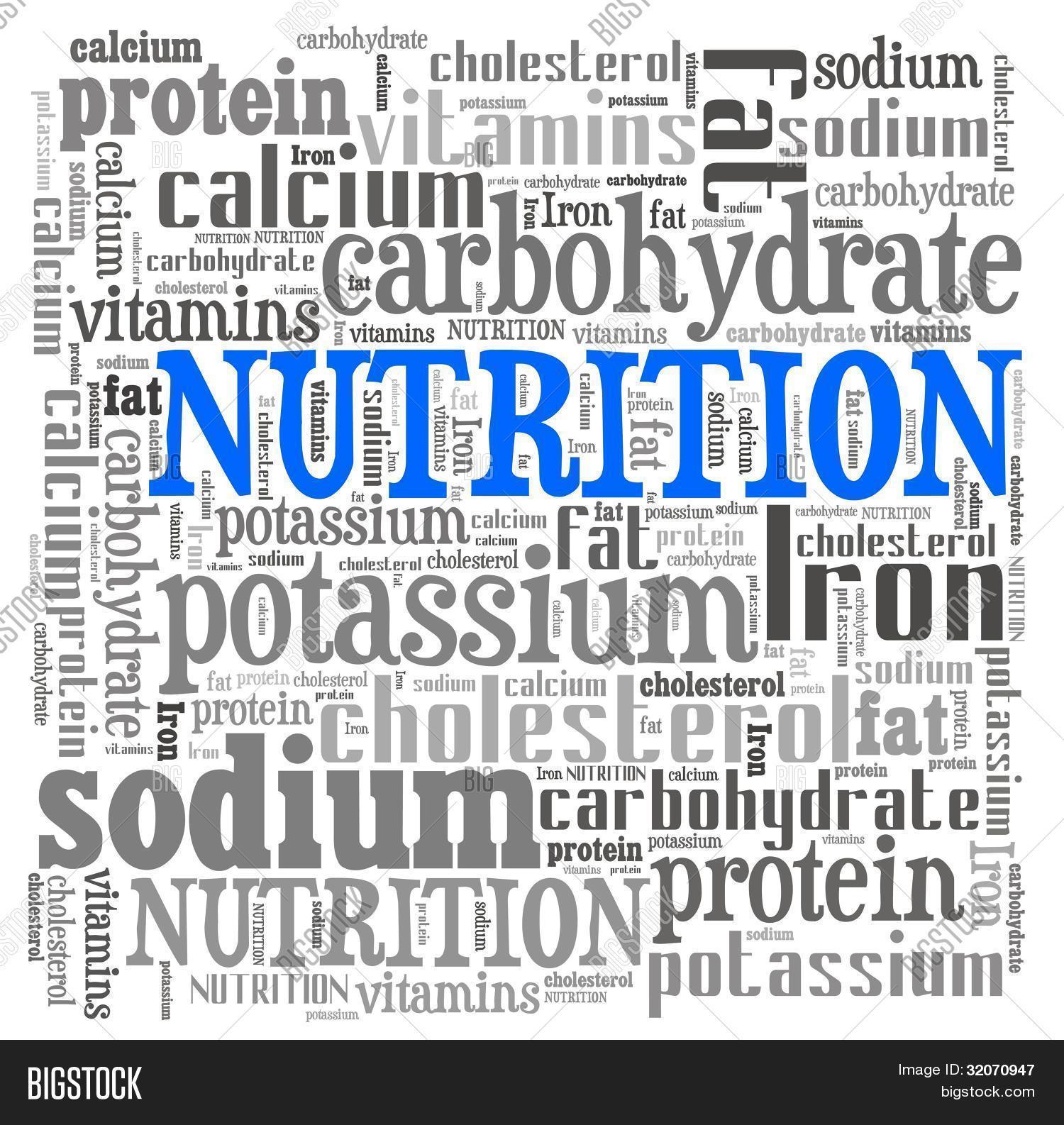 Nutrition Word Collage Image & Photo (Free Trial) | Bigstock