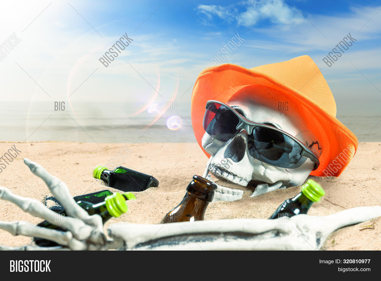 Skeleton Celebrating Image & Photo (Free Trial) | Bigstock
