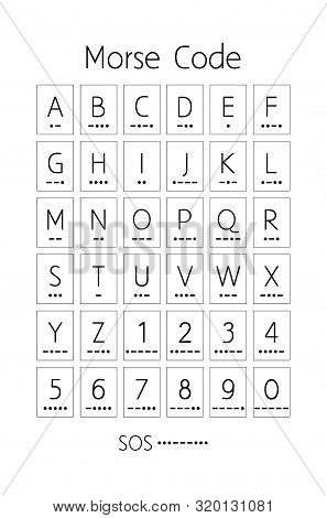 International Morse Vector & Photo (Free Trial) | Bigstock