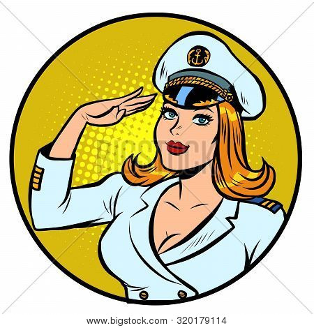 Woman Captain Sea Vector & Photo (Free Trial) | Bigstock