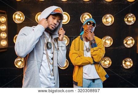 Two Black Rappers Caps Image & Photo (Free Trial) | Bigstock