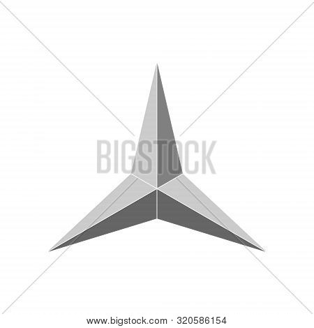 3d 3 Point Beveled Vector & Photo (Free Trial) | Bigstock