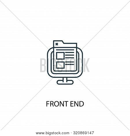 Front End Concept Vector & Photo (Free Trial) | Bigstock