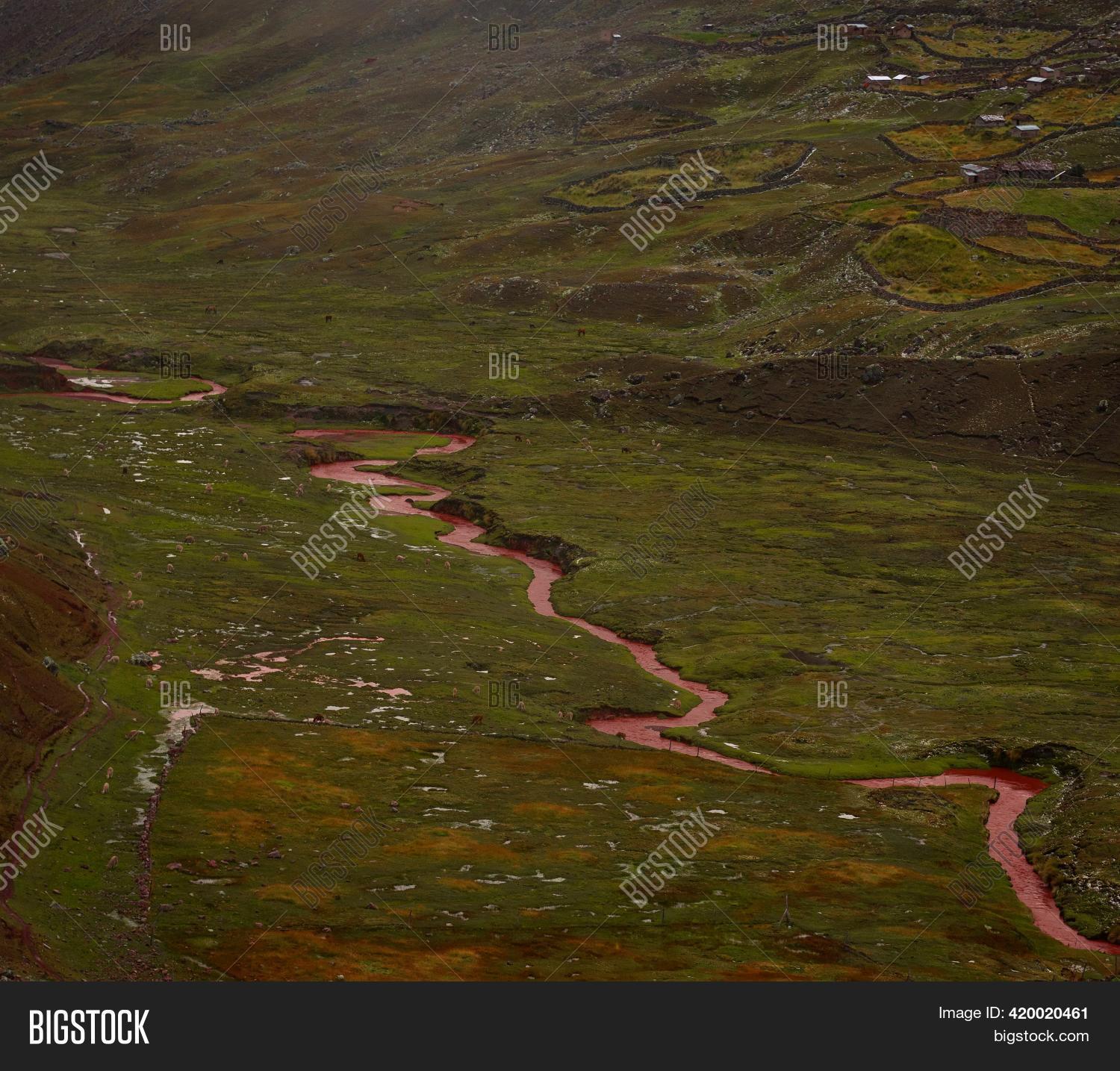 Red Coloured River Image & Photo (Free Trial) | Bigstock