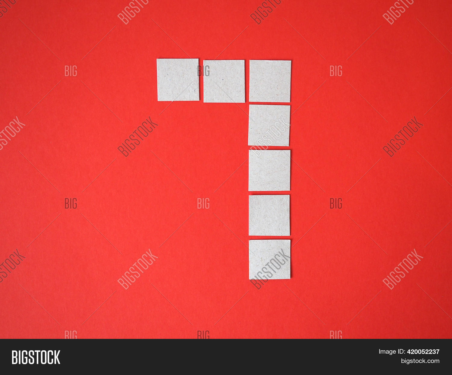 Number Seven Written Image & Photo (Free Trial) | Bigstock