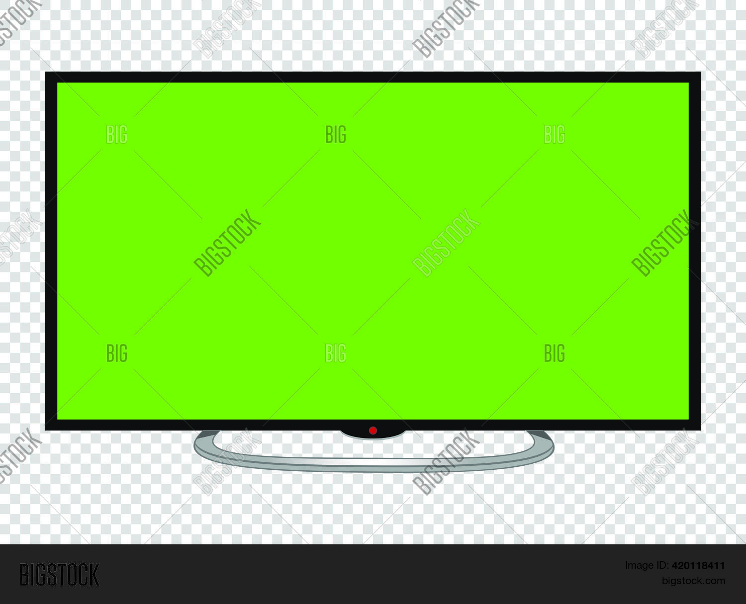 Realistic Tv Lcd Vector & Photo (Free Trial) | Bigstock