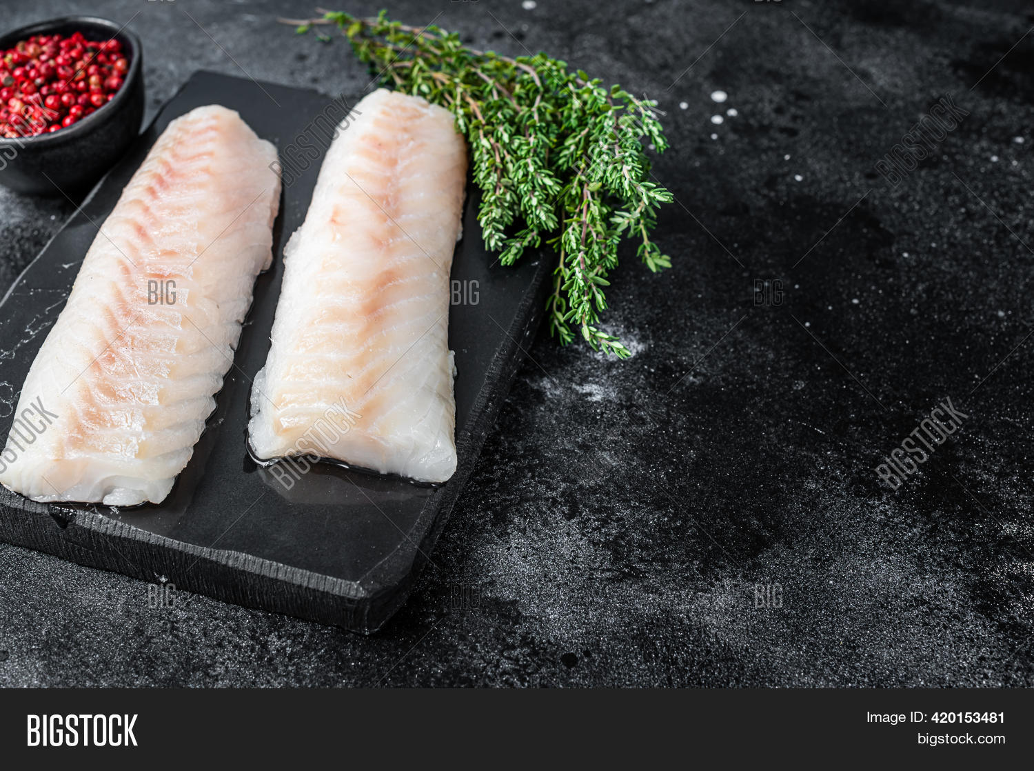 Raw Cod Loin Fillet Image & Photo (Free Trial) | Bigstock