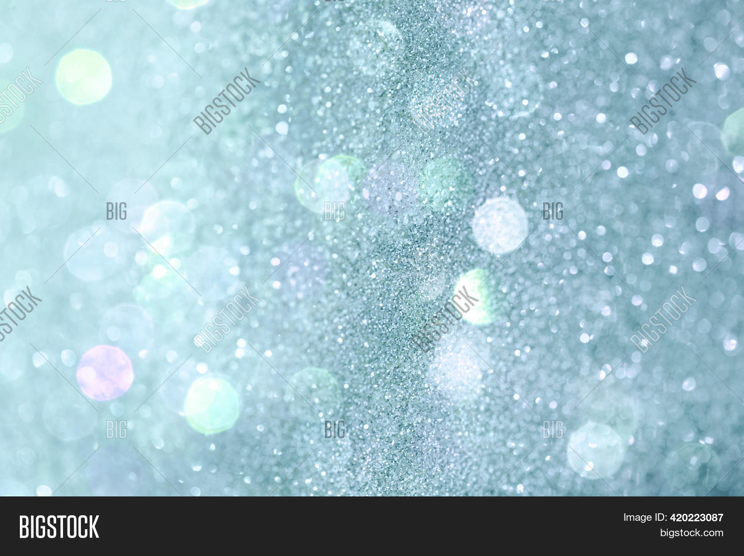 Blue Shiny Glitter Image & Photo (Free Trial) | Bigstock