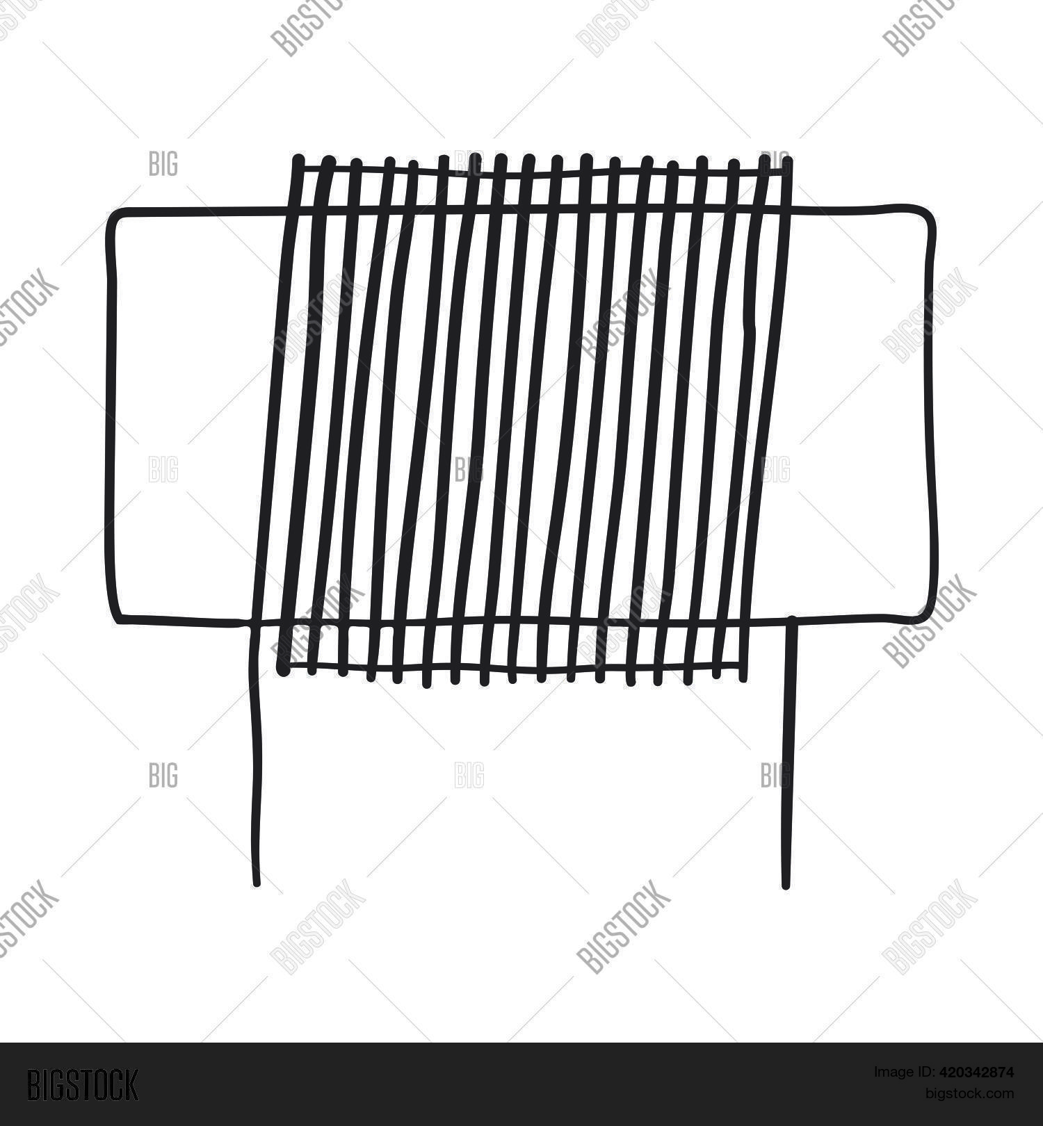 Inductor Coil Icon. Vector & Photo (Free Trial) | Bigstock