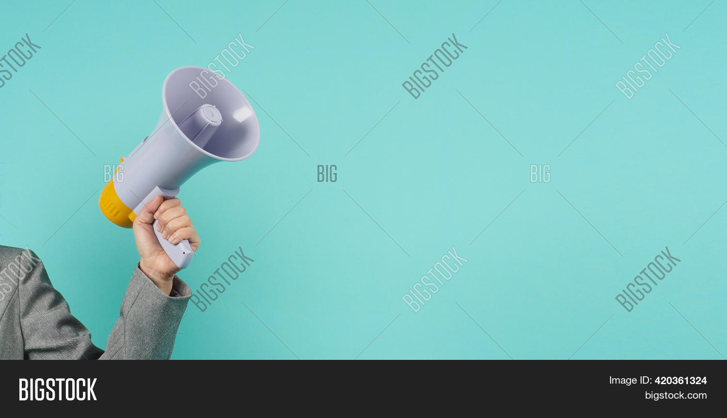 Hand Hold Megaphone Image & Photo (Free Trial) | Bigstock