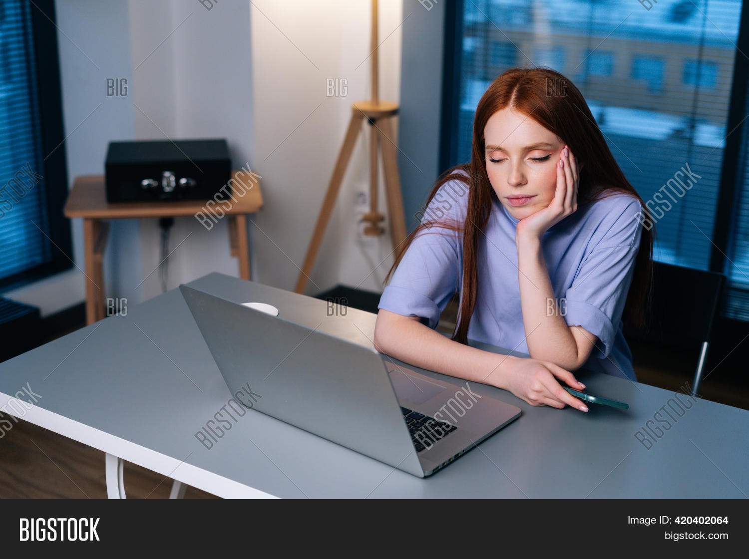 Bored Young Woman Image & Photo (Free Trial) | Bigstock