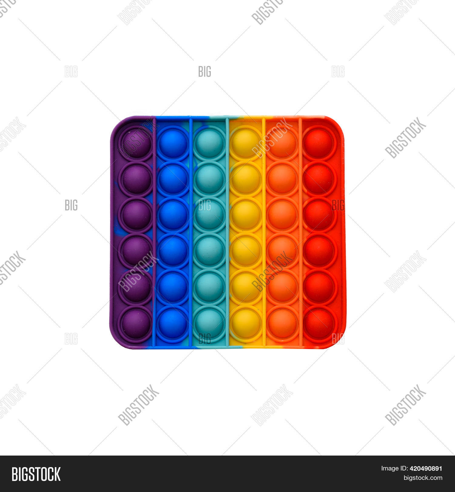 Rainbow Pop Fidget Toy Image & Photo (Free Trial) | Bigstock