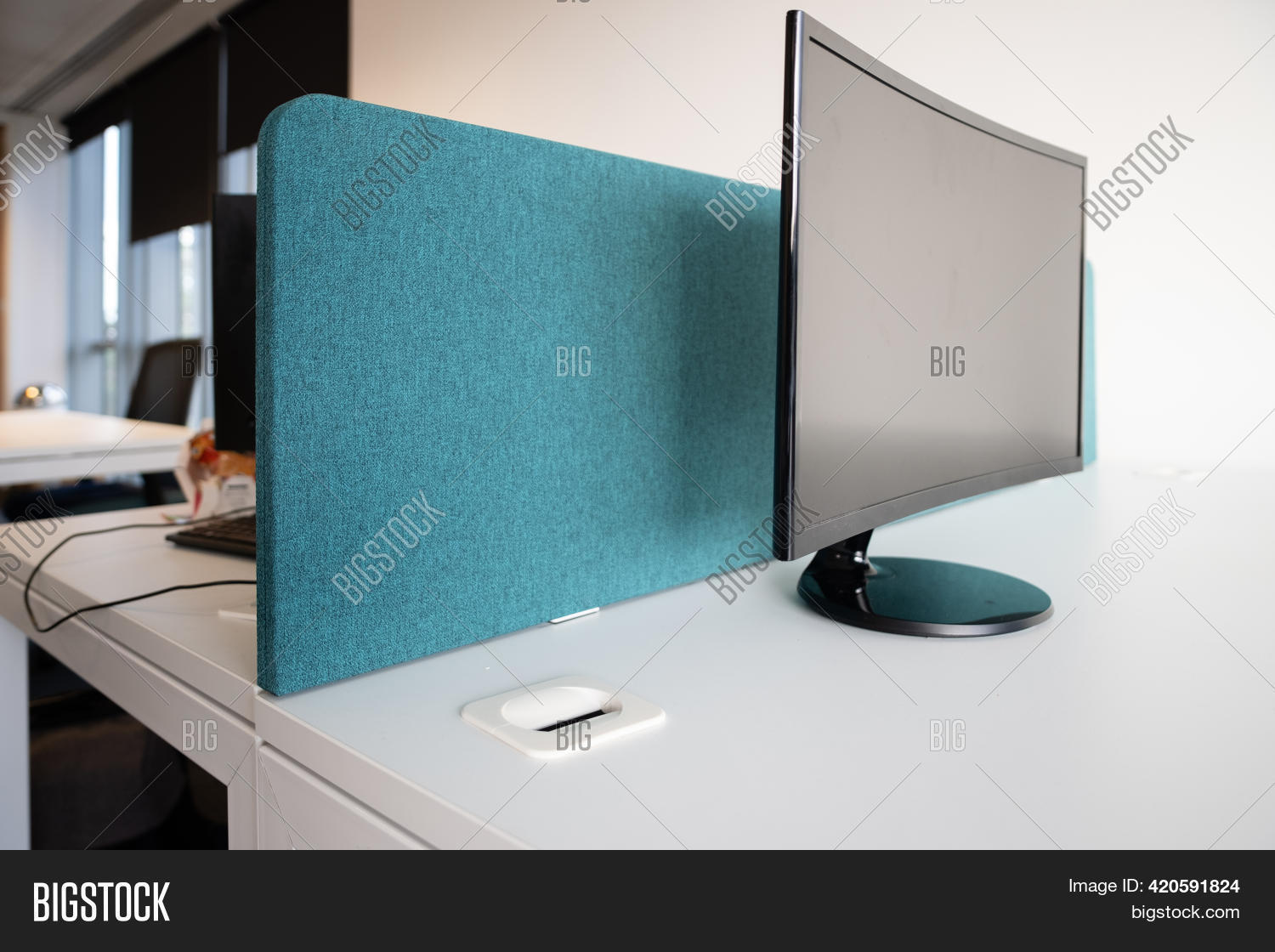 Barrier Placed Between Image & Photo (Free Trial) | Bigstock