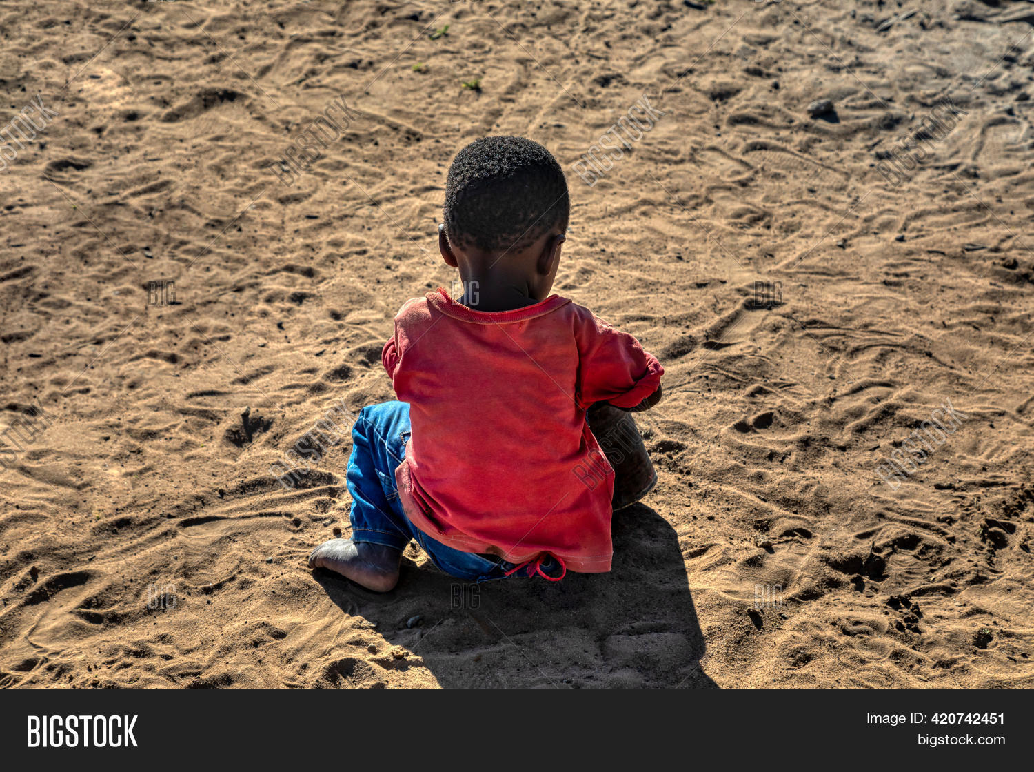 African Child Playing Image & Photo (Free Trial) | Bigstock