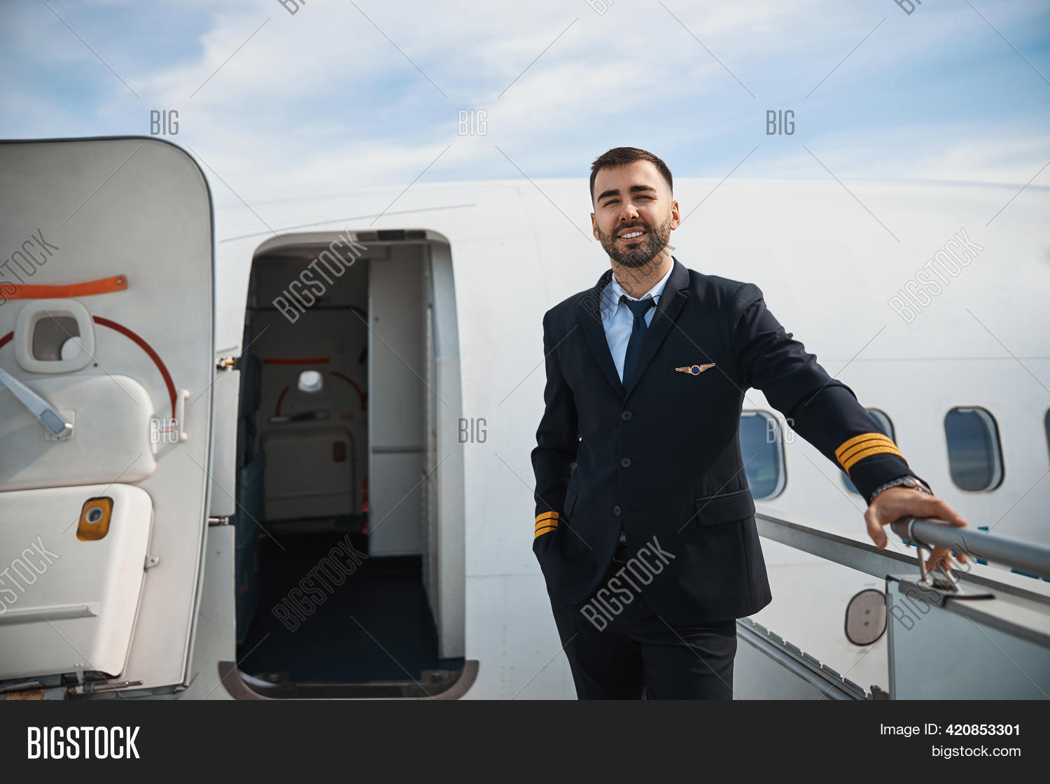Handsome Pilot Image & Photo (Free Trial) | Bigstock