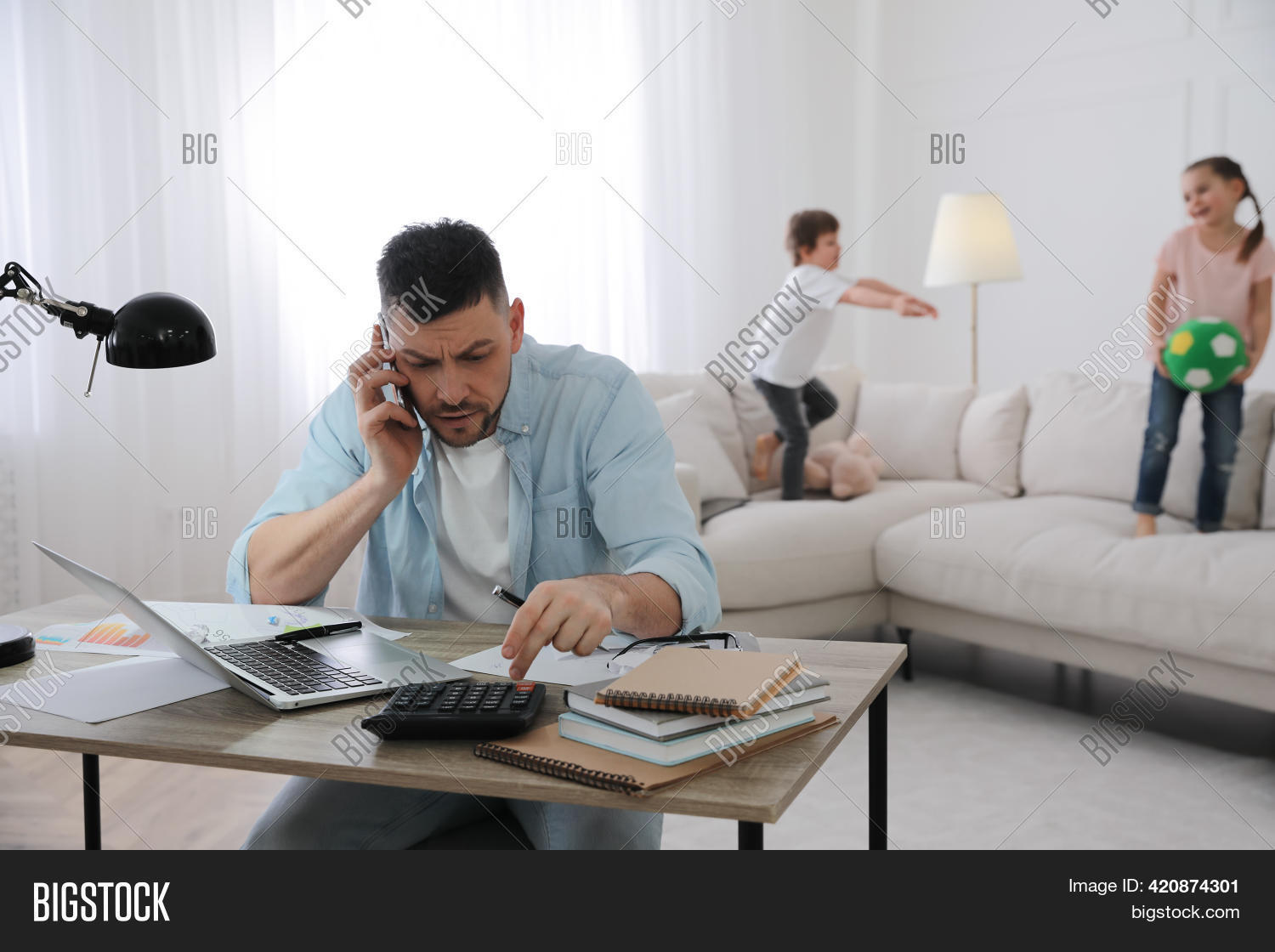 Overwhelmed Man Image & Photo (Free Trial) | Bigstock