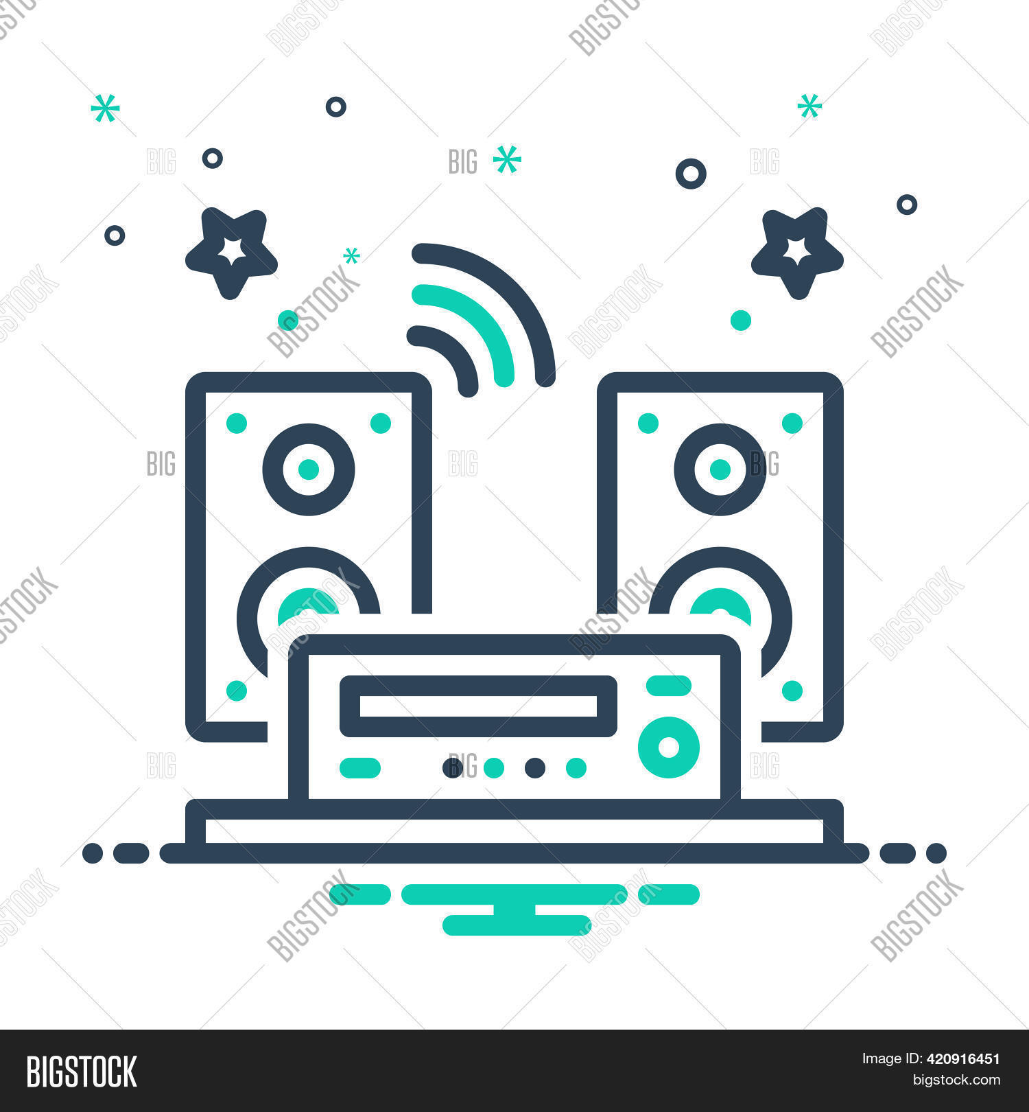Mix Icon Audios Sound Image & Photo (Free Trial) | Bigstock