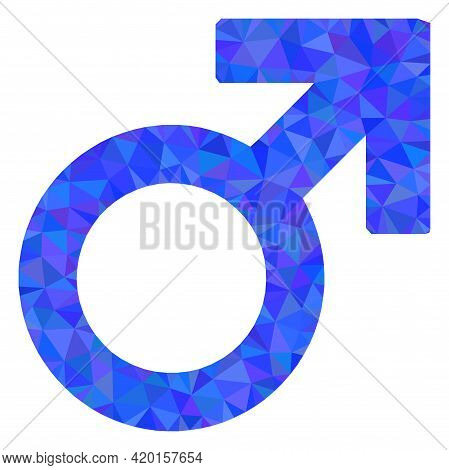 Triangle Male Symbol Vector & Photo (Free Trial) | Bigstock