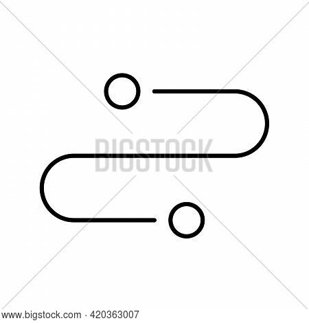 Route Map - Modern Vector & Photo (Free Trial) | Bigstock