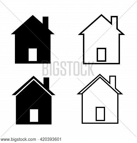 Home Icon On vector en foto (gratis proefversie) | Bigstock