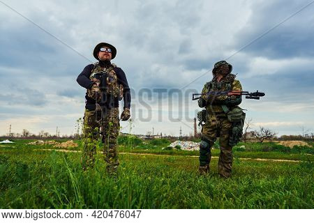 Two Airsoft Players Image & Photo (Free Trial) | Bigstock