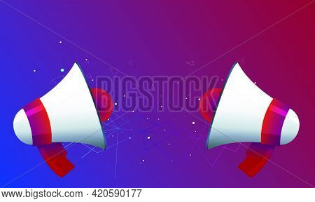 Two Sign Horn On Vector & Photo (Free Trial) | Bigstock