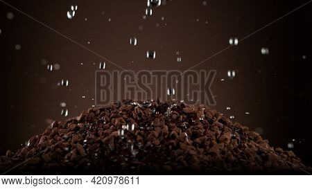 Dropping Water Into Image & Photo (Free Trial) | Bigstock