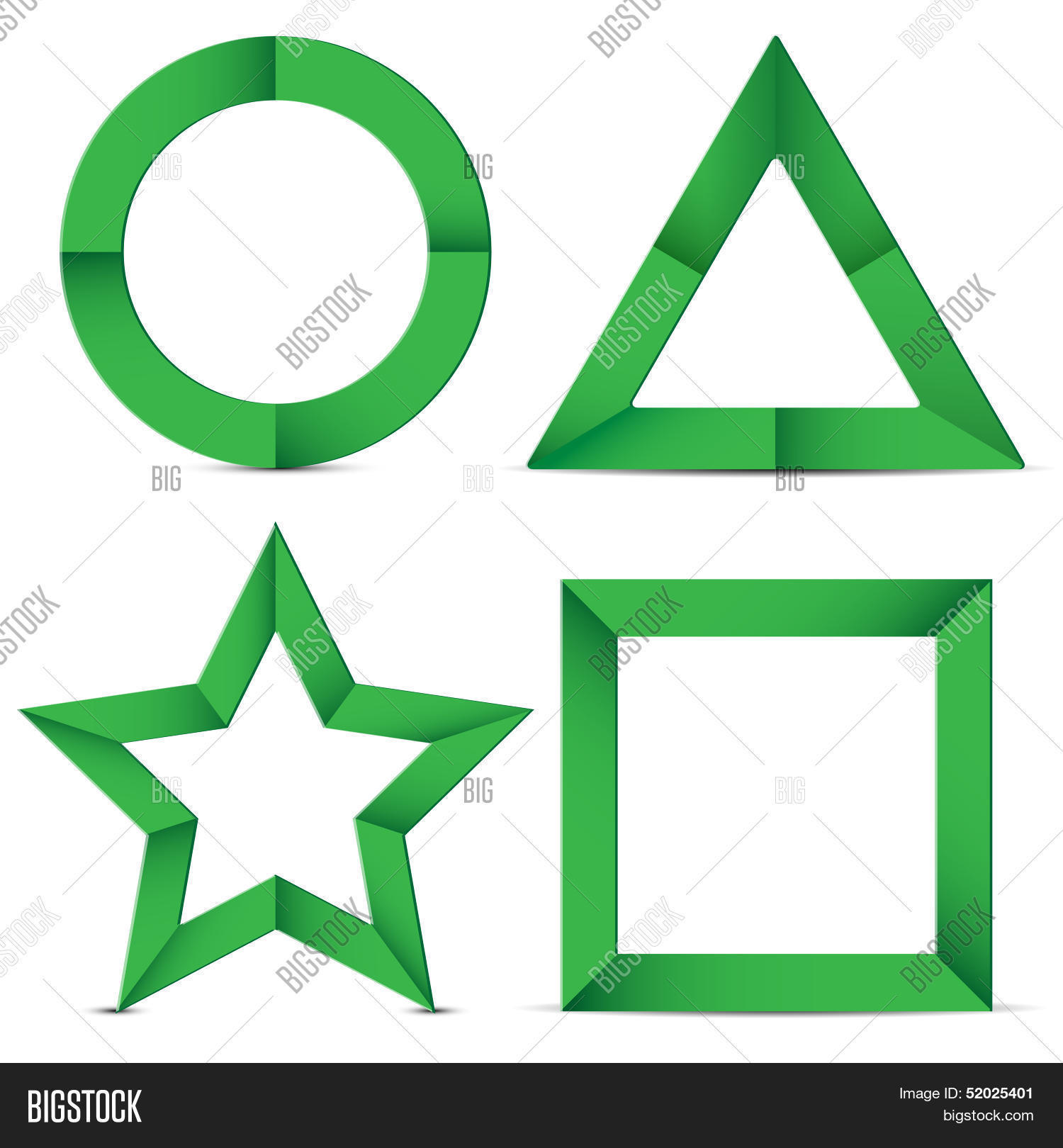 Set Geometric Shapes Vector & Photo (Free Trial) | Bigstock