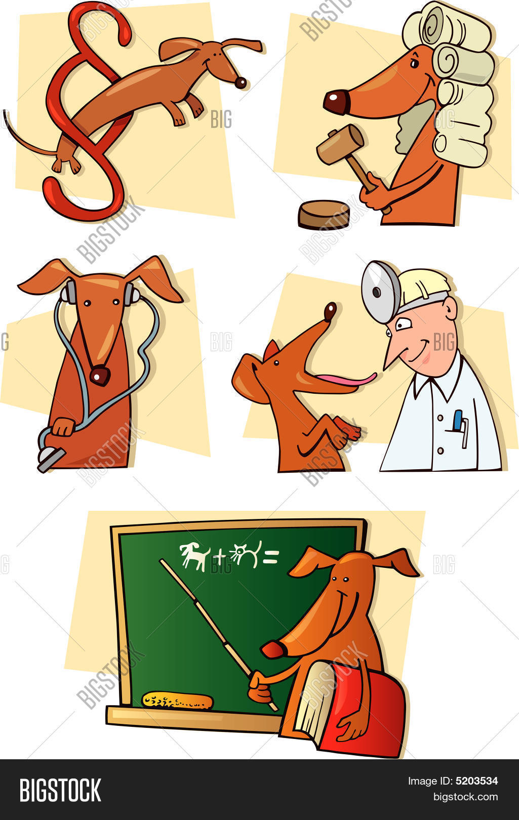 Dog Vet Teacher Judge Vector & Photo (Free Trial) | Bigstock
