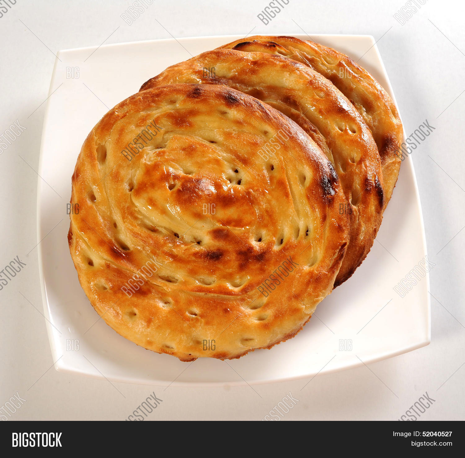 Lacha Paratha Top View Image & Photo (Free Trial) | Bigstock