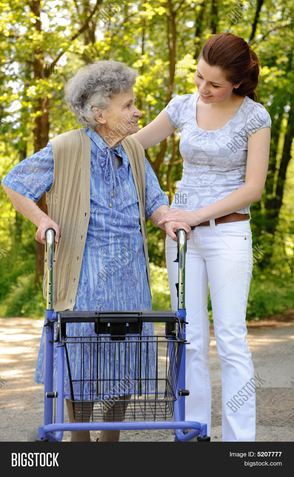 Senior Woman Walker Image & Photo (Free Trial) | Bigstock
