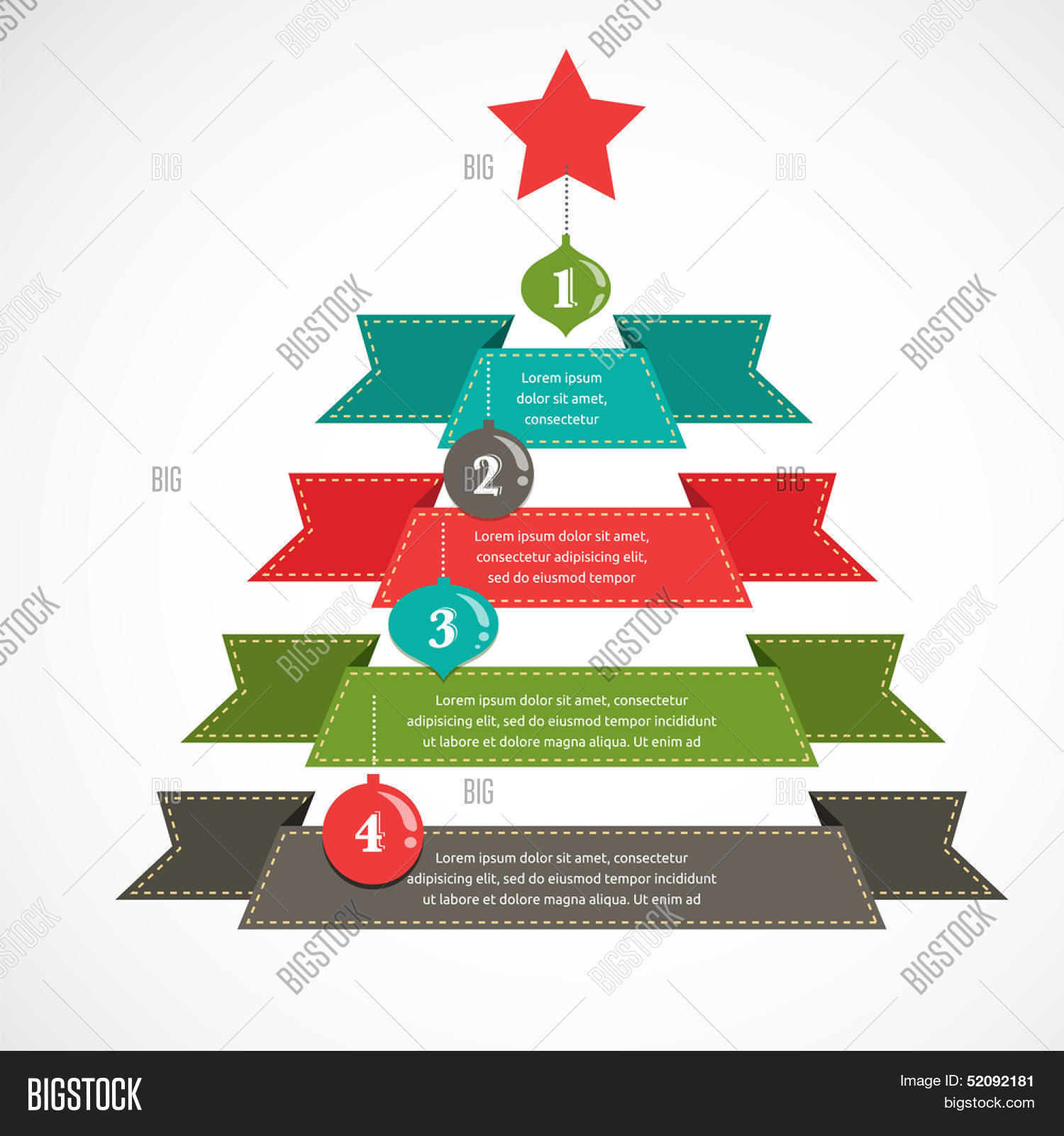 Christmas Infographic Vector & Photo (Free Trial) | Bigstock