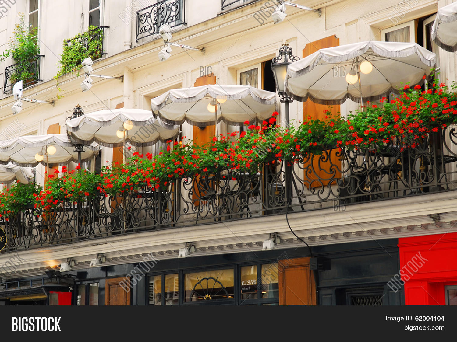 Paris Cafe Balcony Image & Photo (Free Trial) | Bigstock