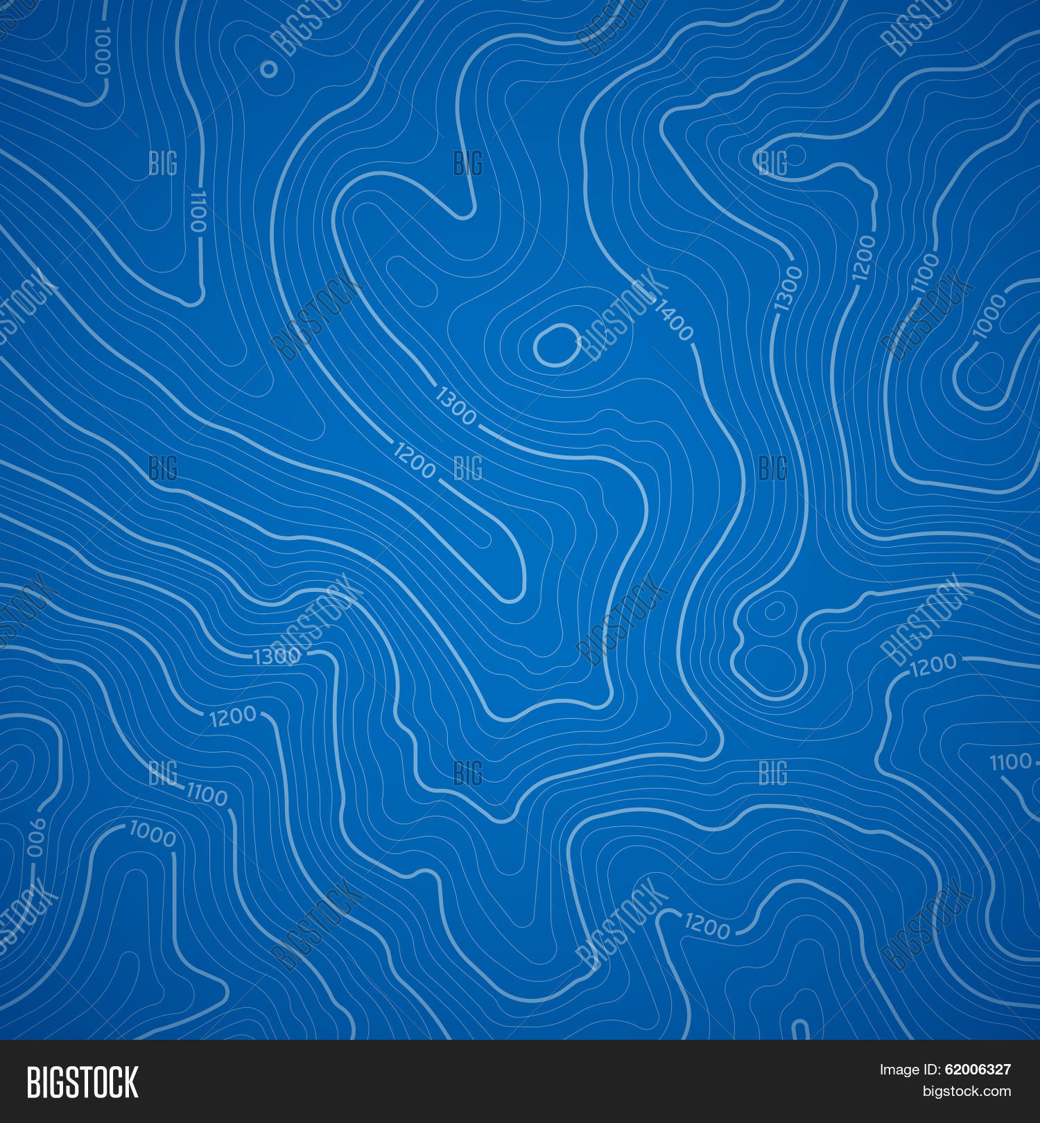 Blue Topographic Vector & Photo (Free Trial) | Bigstock