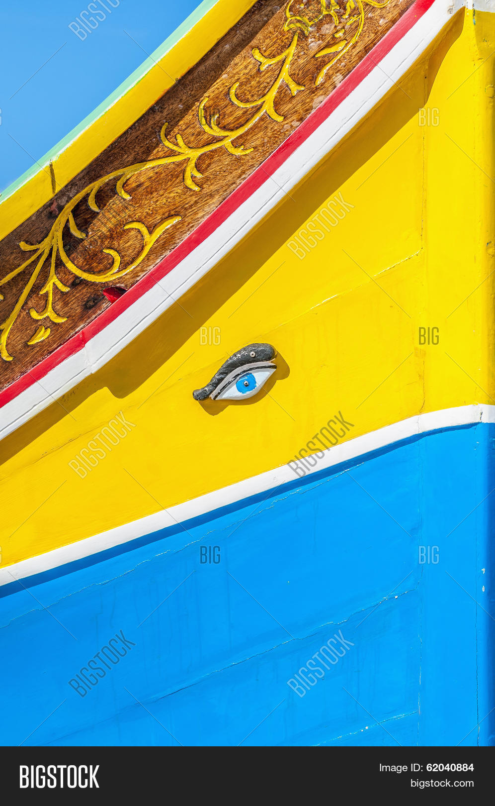 Horus Osiris Eye Luzzu Image & Photo (Free Trial) | Bigstock