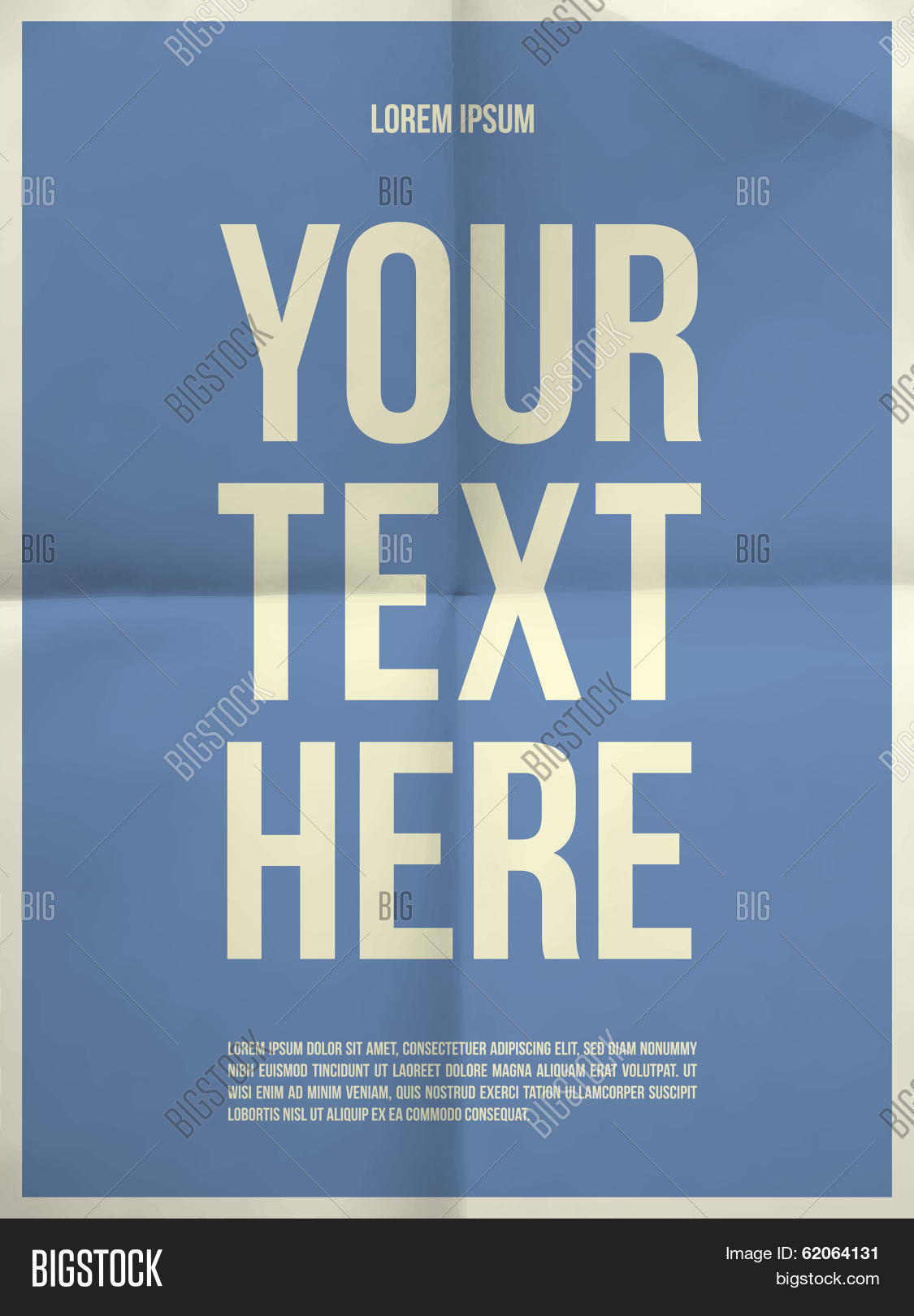 Poster Template On Vector & Photo (Free Trial) | Bigstock