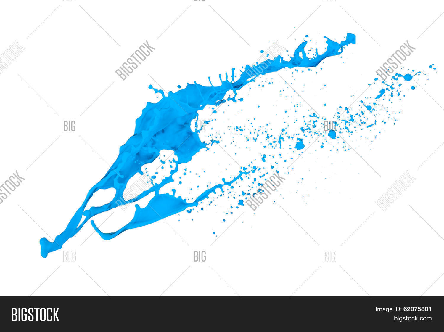 Blue Paint Splash Image & Photo (Free Trial) | Bigstock