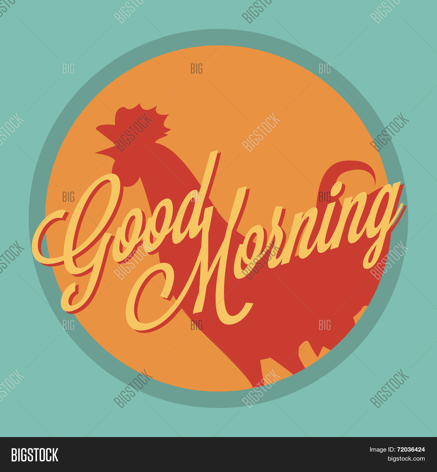 Rooster Sun Good Vector & Photo (Free Trial) | Bigstock