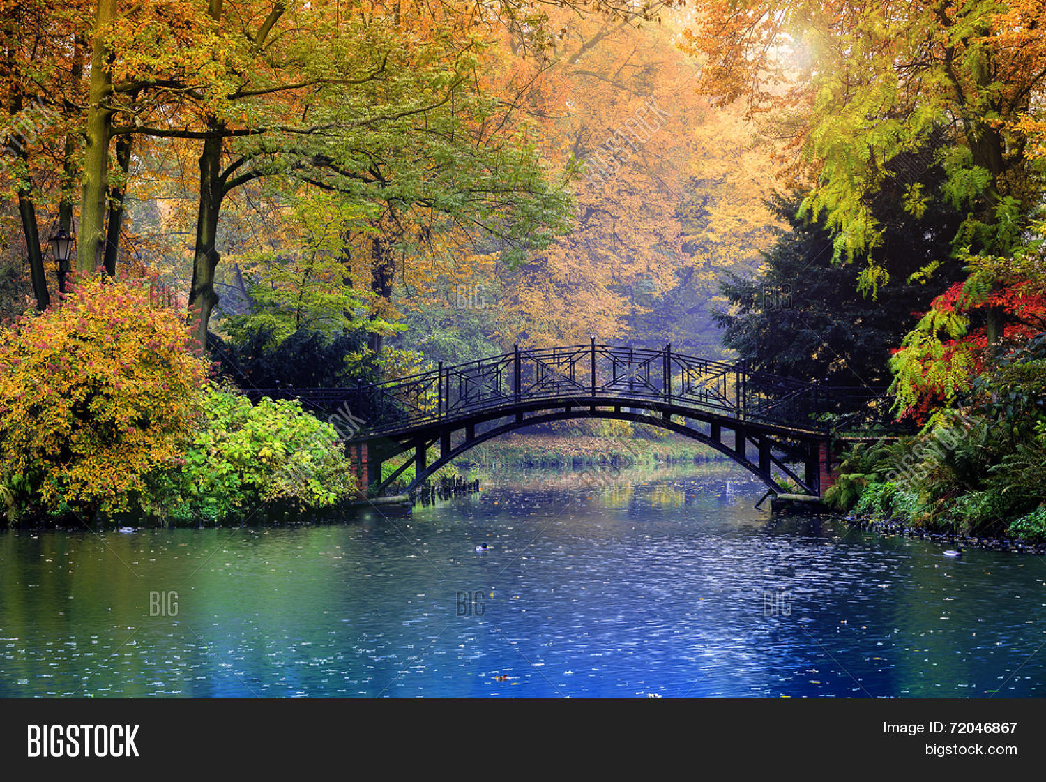 Autumn - Old Bridge Image & Photo (Free Trial) | Bigstock