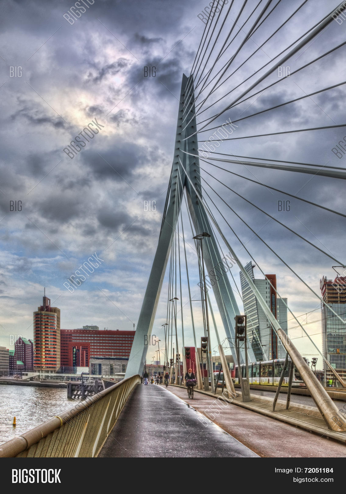 Erasmus Bridge - Image & Photo (Free Trial) | Bigstock
