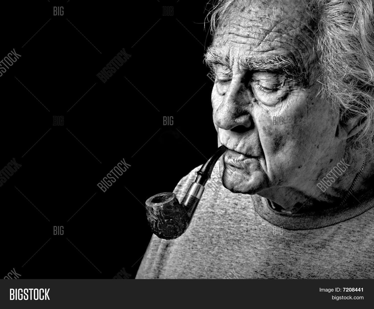 Old Man His Pipe Image & Photo (Free Trial) | Bigstock