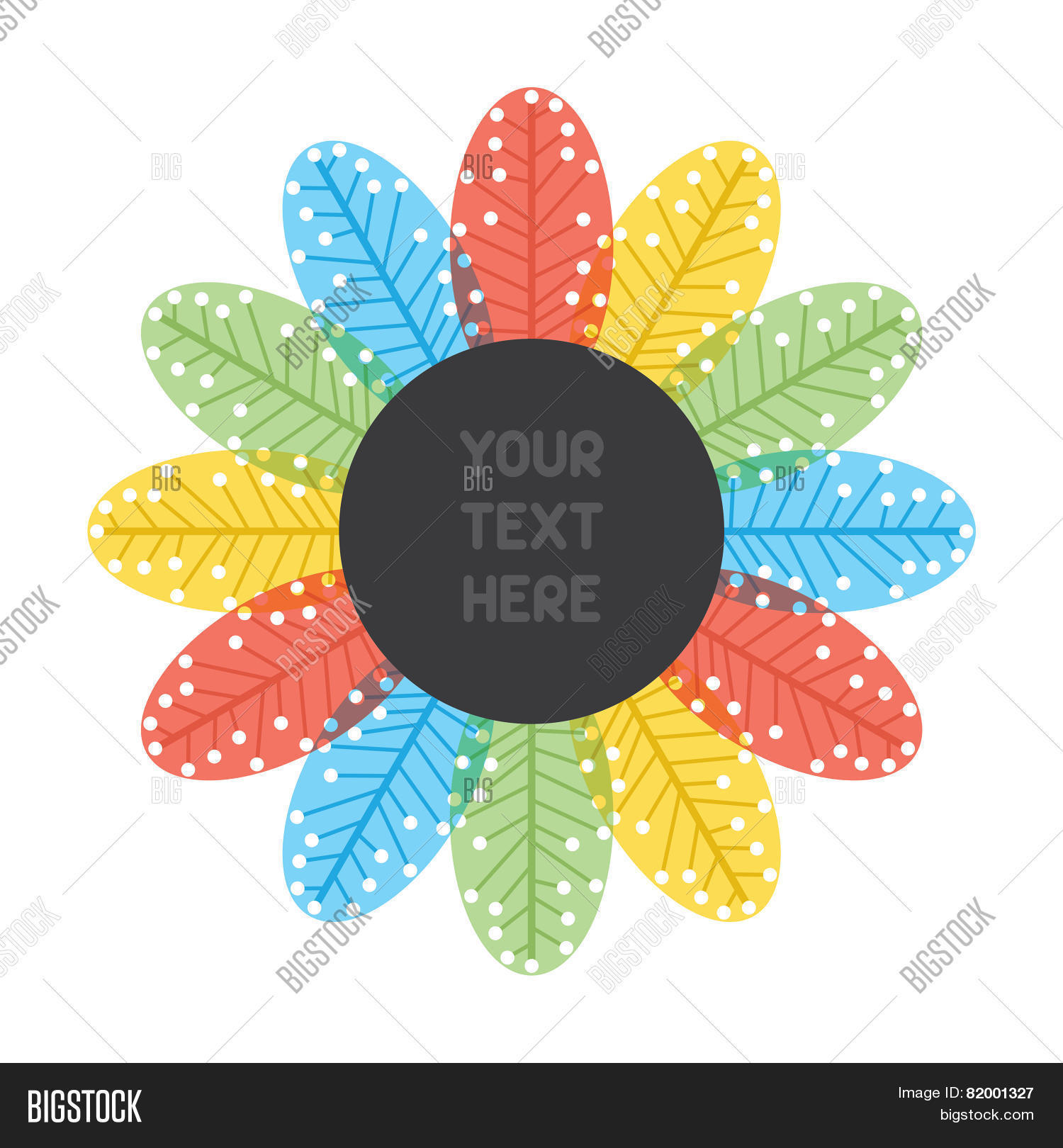 Retro Leaf Design Vector & Photo (Free Trial) | Bigstock